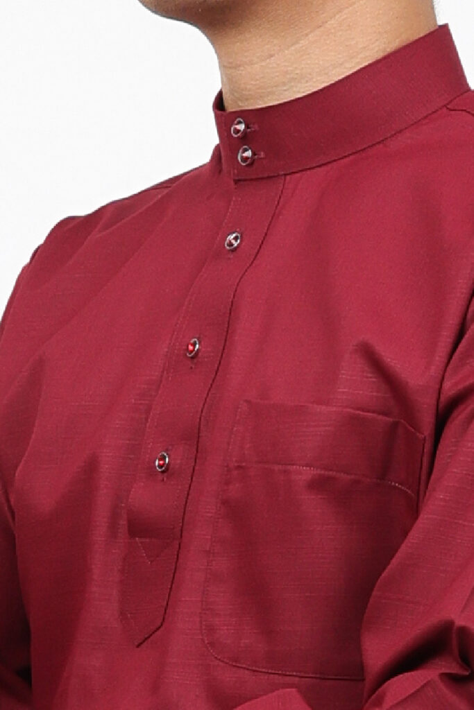 Baju Melayu Bayu Cotton Cekak Musang - Omar Ali