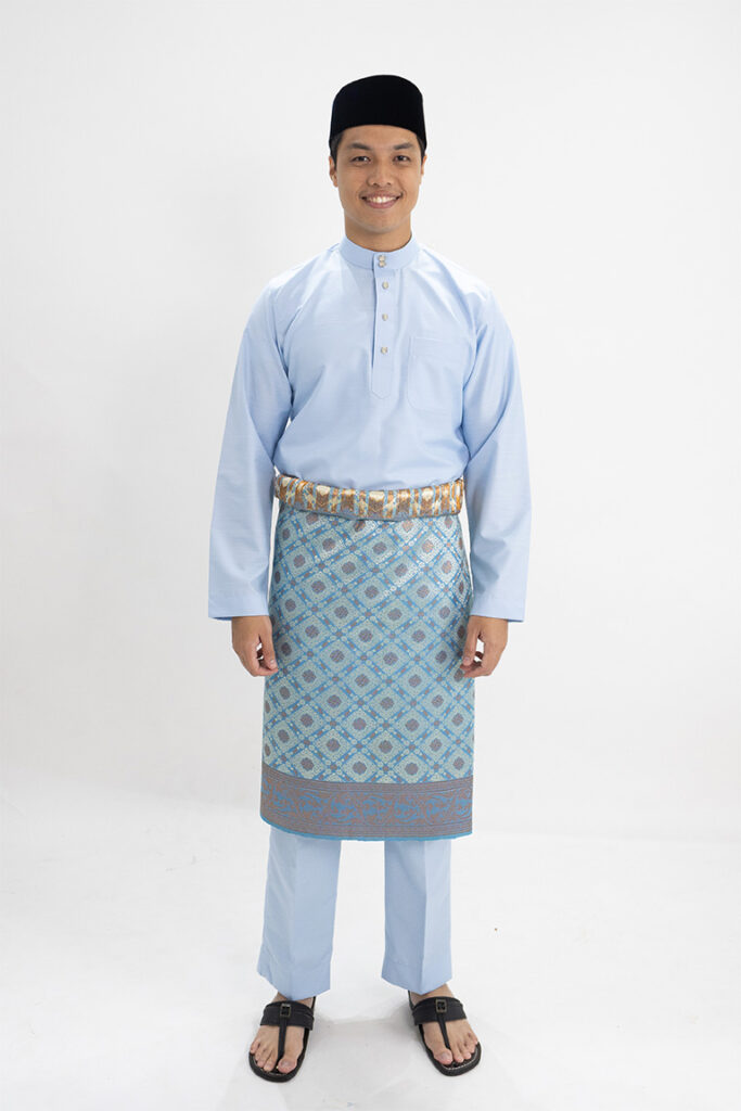 Baju Melayu Tenun Classic Cekak Musang - Omar Ali